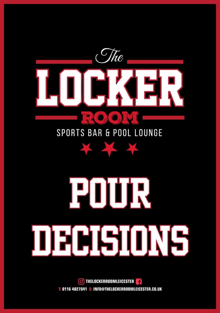 Drink | Cocktails, Pints & Spirits | The Locker Room Leicester